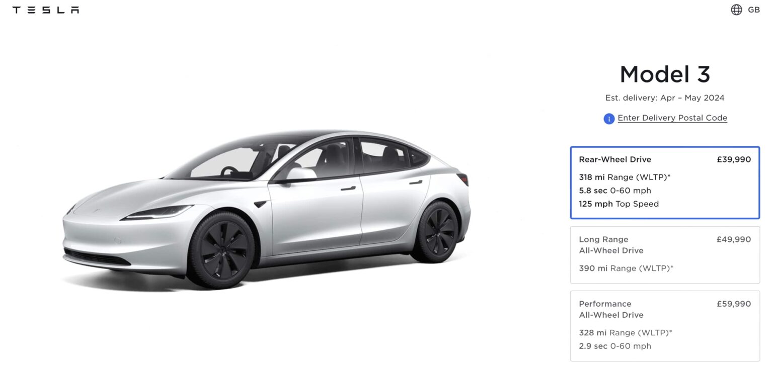 Tesla Price Tracker - UK - EV Industry News