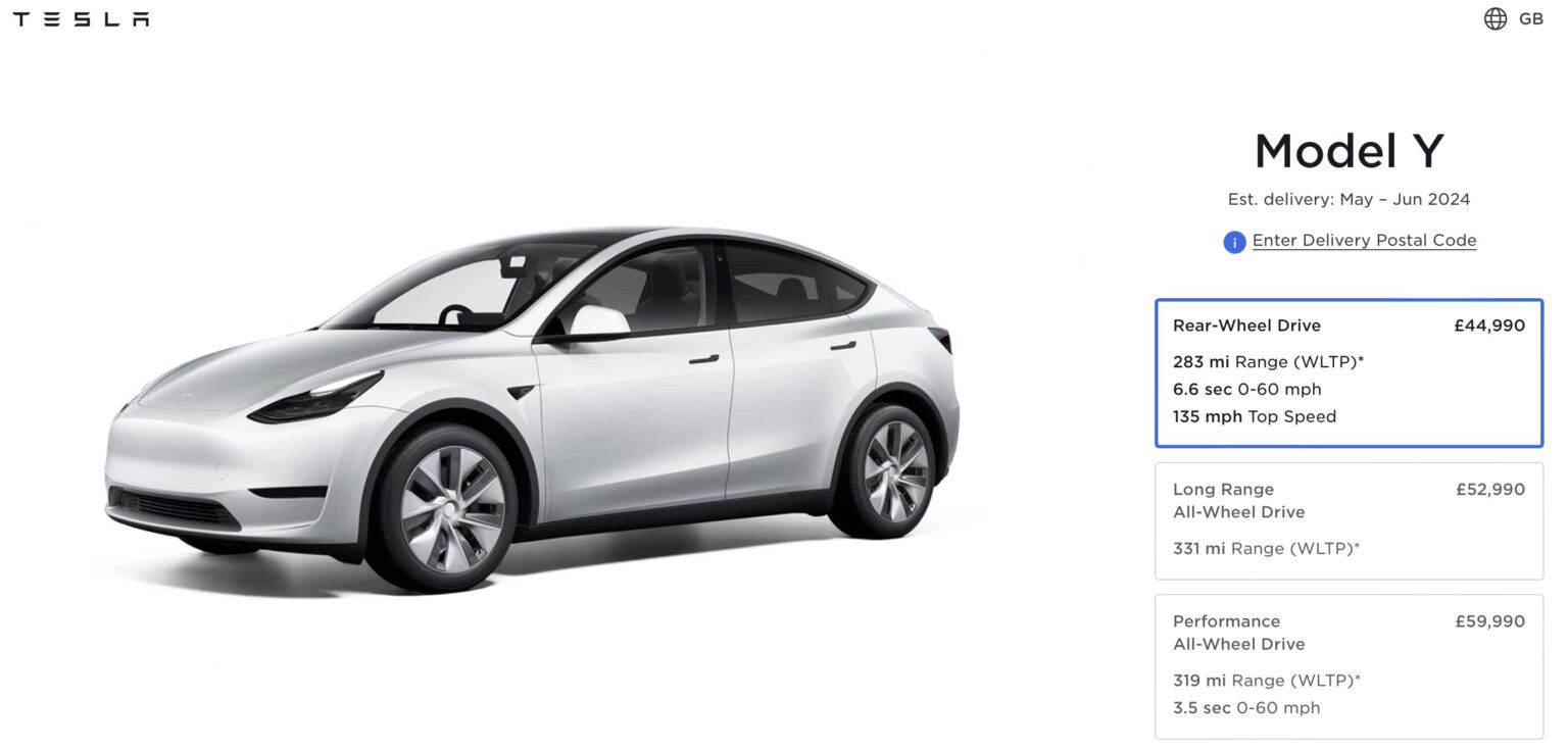 Tesla Price Tracker - UK - EV Industry News